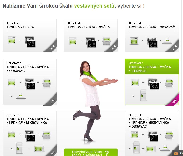 Sestavte si svůj vlastní set