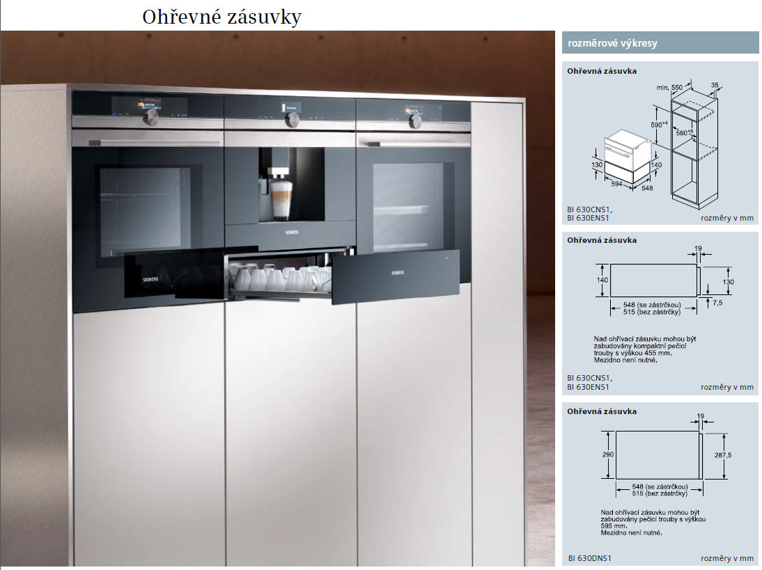 siemens BI630ENS1 vestavná zásuvka na příslušenství