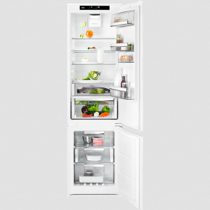 aeg Mastery NoFrost SCB819E8TS vestavná kombinovaná lednice
